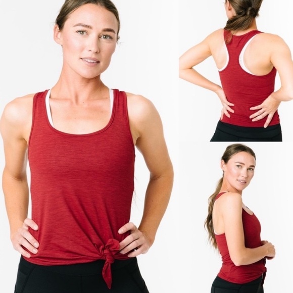 ZYIA | Tops | Zyia Active Tank Knot Just A Cute Tank Large | Poshmark